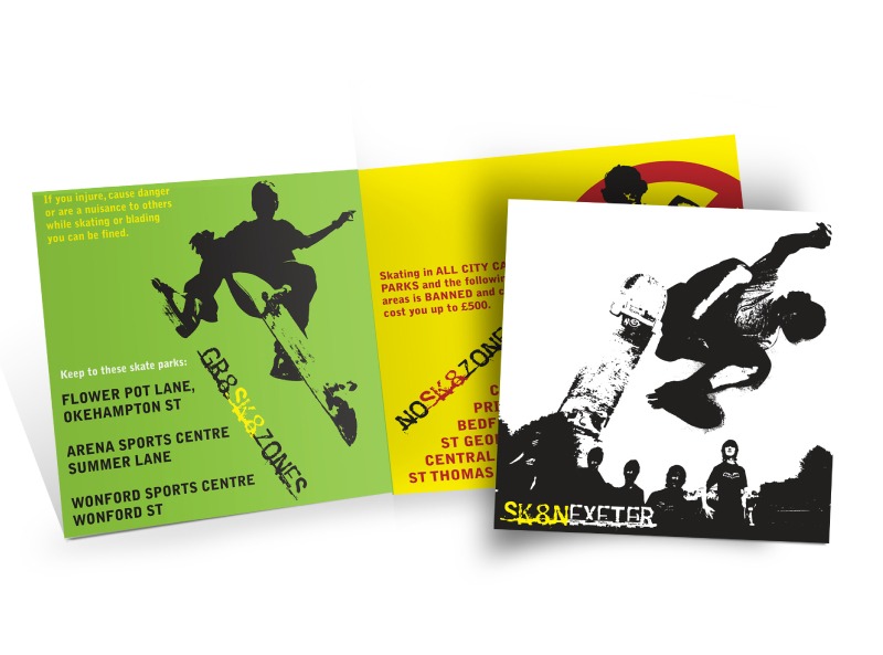 SK8N zones flyer One Bright Spark